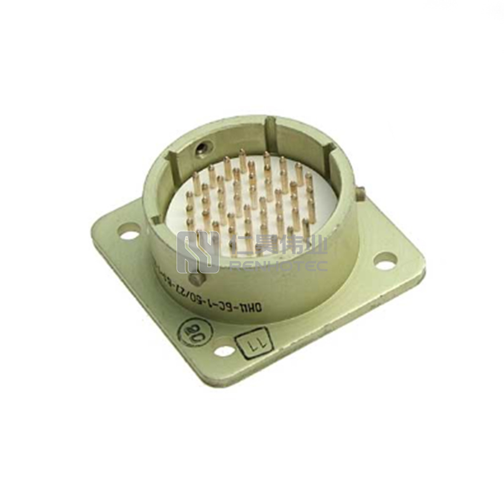 OHS Series Bayonet Ultra-small Connector Shell Size 27 50 Pin Male ...