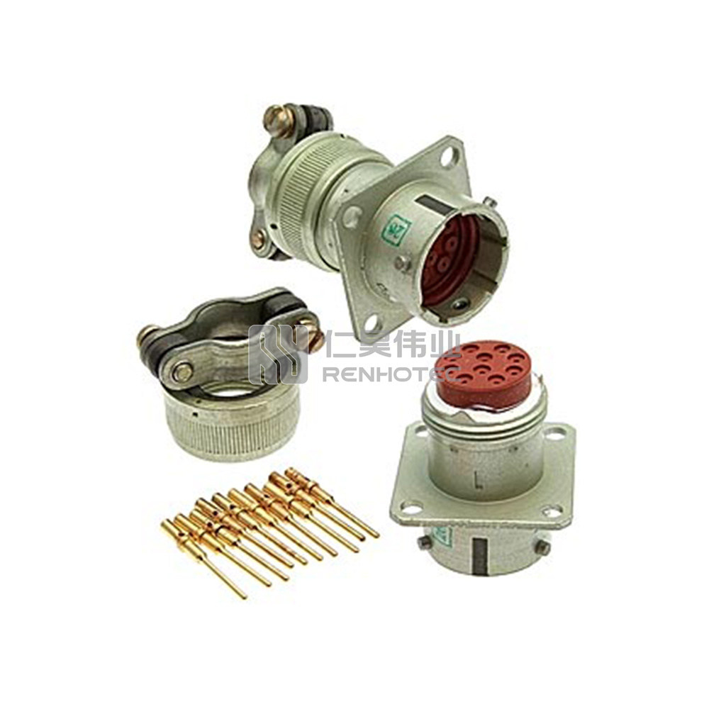 ZH23 Series Shell Size 18 10 Pin Male Socket with Straight Tail ...