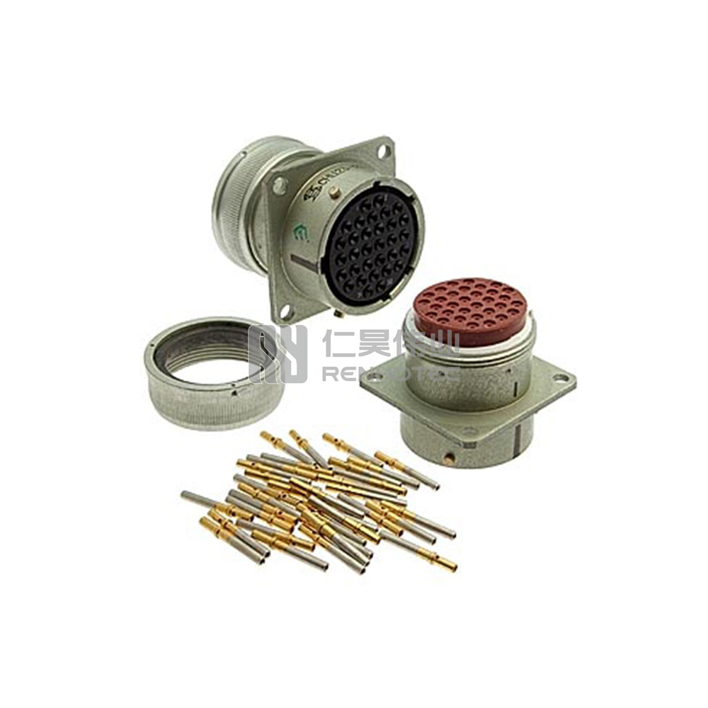 ZH23 Series Shell Size 27 32 Pin Female Socket with Simple Tail Attachment