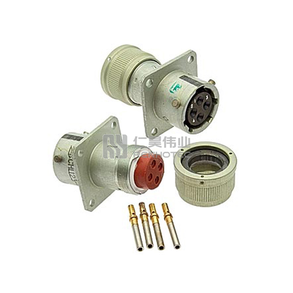 ZH23 Series Shell Size 14 4 Pin Female Socket with Simple Tail ...