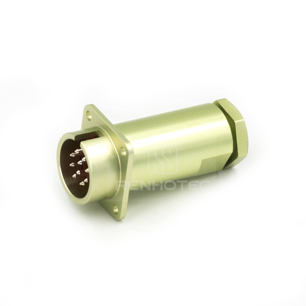 Push-pull PCB10ZPJ 10 Pin Female Socket with Cover Solder Cups ...