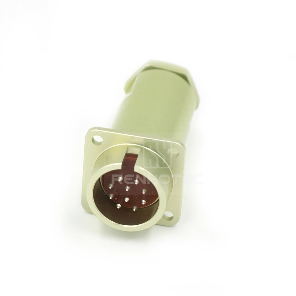 Push-pull PCB10ZPJ 10 Pin Female Socket with Cover Solder Cups ...